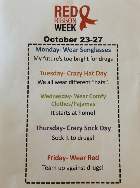 Heartland Community Schools - Red Ribbon Week October 23-27